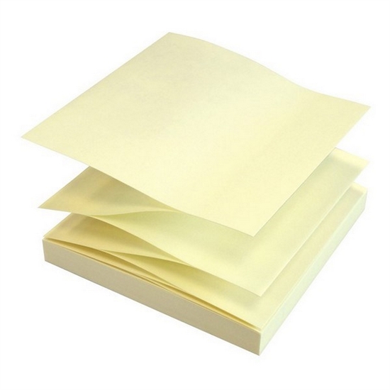 Z-notes Quick Notes Gul 76x76mm 12 blokke / pk - Kun 3,44 KØ